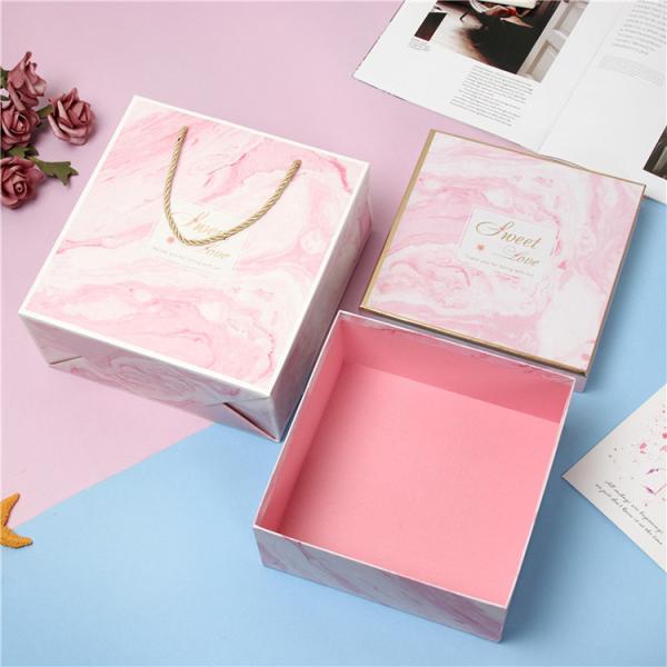 Quality Custom Printed Cardboard Valentine'S Day Chocolate Packaging Boxes Cake Boxes for sale