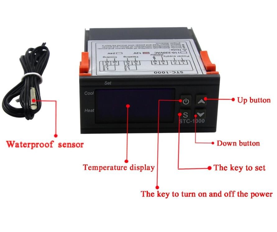 Quality STC-1000 Digital Humidity Controller Thermostat Temperature Controller AC 110V for sale