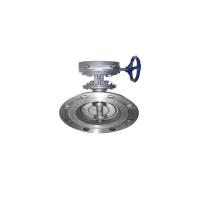 China Triple Eccentric Stainless Steel Flanged Butterfly Valve Metal Seal factory
