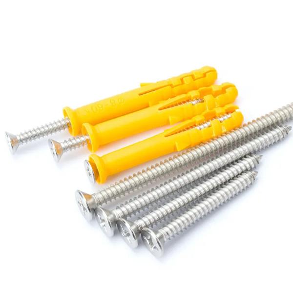 Quality Load Capacity Nylon Expansion Anchor Screw Resistant to Weather for Wall Ceiling for sale