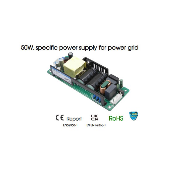Quality 50W 24 Volt SMPS AC DC Switching Power Supply 305VAC Input Single Output for sale