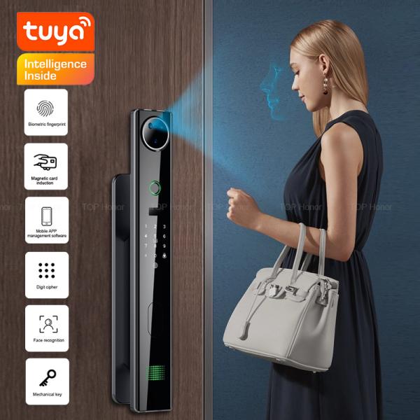 Quality TH-Q9 3D face Front Door Lock for sale