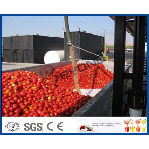 Quality Tomato Sauce Making Machine Tomato Paste Production Line With Hot / Cold Break System for sale