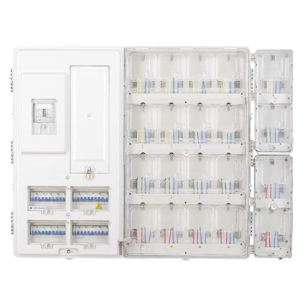 Quality 20 Way Single Phase Meter Box , Industrial Indoor Plastic Electric Meter Enclosure for sale