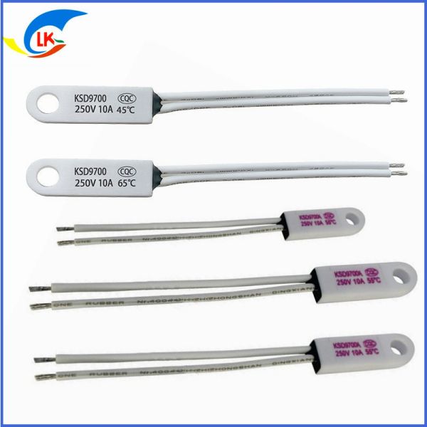 Quality Plastic Shell High Current Thermal Protector High Temperature Thermostat With Keyhole for sale