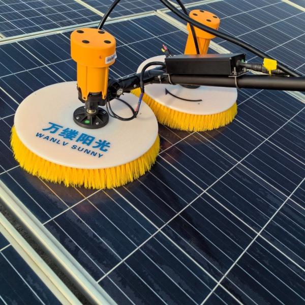 Quality Semi-automatic End Backpack Battery Supply for Solar Panel Cleaning 7.5 Meters for sale