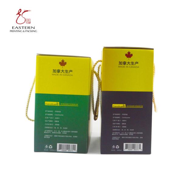 Quality Corrugated E Flute Folding Cardboard Storage Boxes For Cooking Oil Packaging for sale