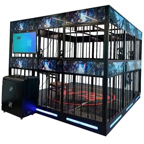 Quality 380V 9d Virtual Reality Simulator 4 Person Big Shooting Room for sale