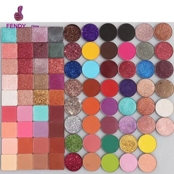 Quality DIY Makeup Maquillaje Single Eyeshadow Palette Accept Private Label for sale
