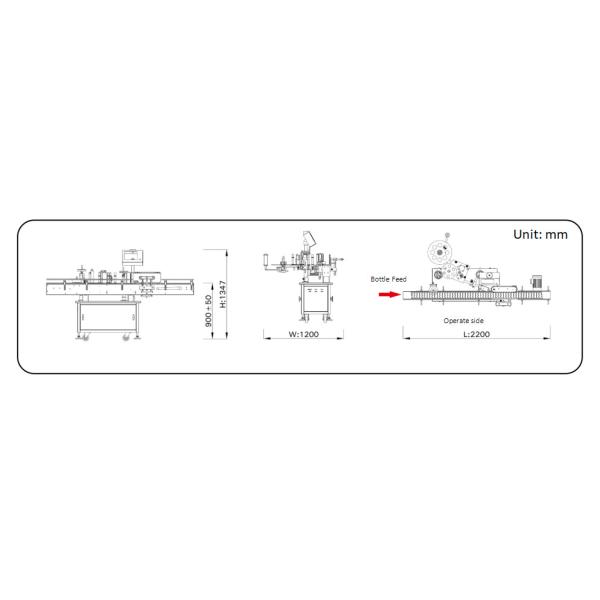 Quality Programmable Control TN-150 Intelligent Self-Adhesive Labeling Machine for sale
