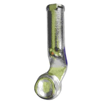 IATF16949 Auto Tie Rod Ends Shot Blasting Surface Handling