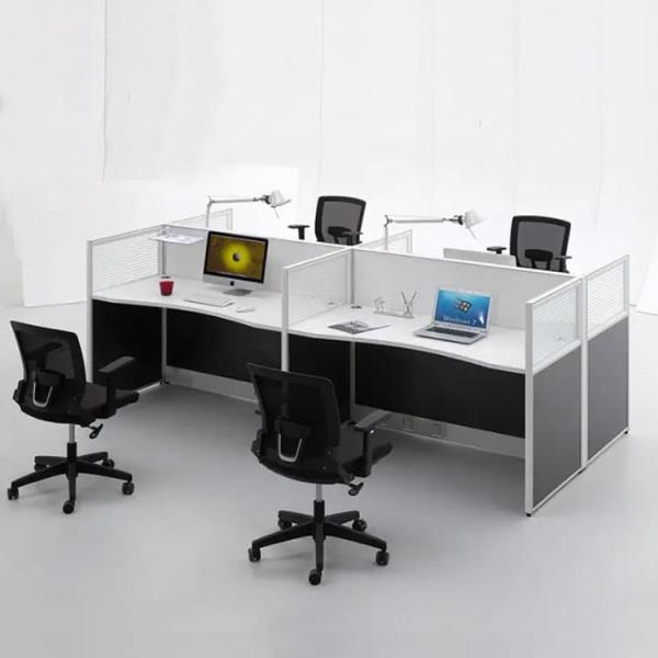 Quality ISO Certified Modular Workstation Desk with Customizable Size and Melamine Board for sale