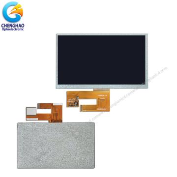 Quality Anti Glare 7 Inch LCD Screen Full Viewing Angle Color RGB TFT Panel With LVDS for sale