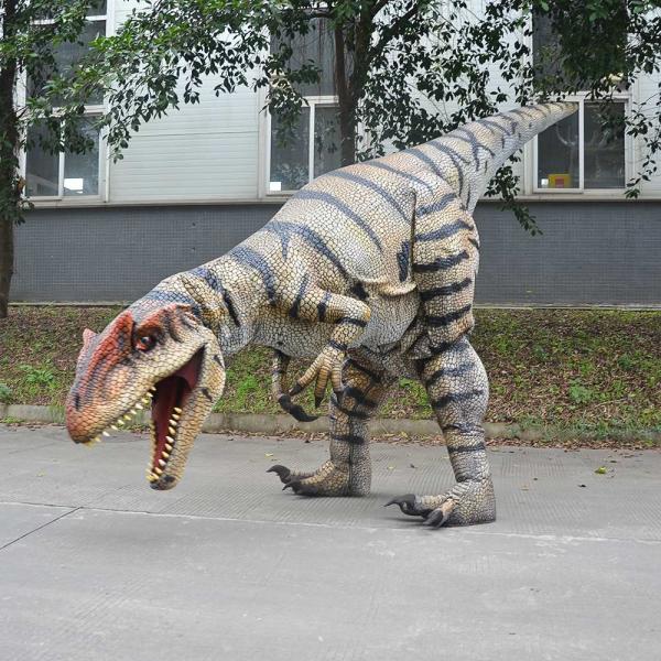 Quality Realistic Dino Suit 3-4m Human Control Steel Frame Silicone Rubber for sale