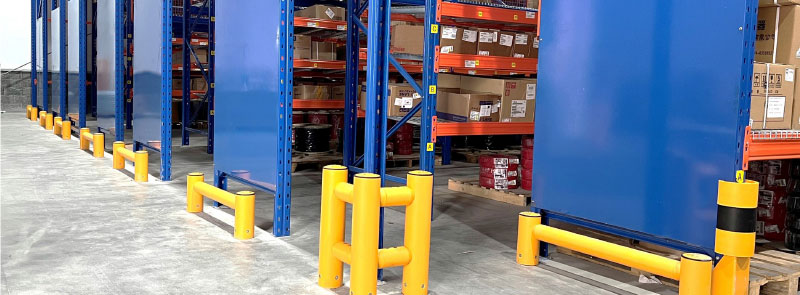 Racking Upright Protectors  Rack End  Protector Guard  Warehouse Safety Bollard