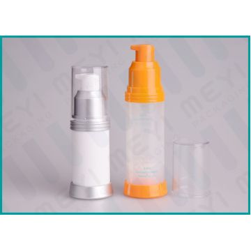 Quality 15ml 30ml 50ml AS Airless Lotion Pump Bottles Easy Open For Cosmetics for sale