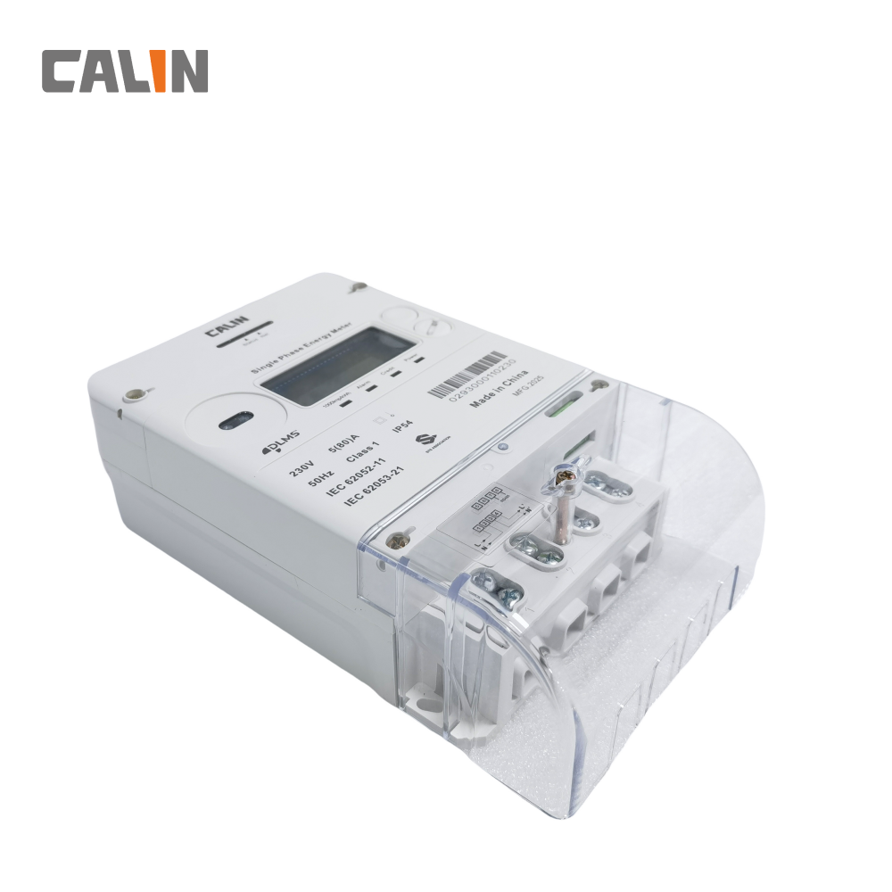 Quality Backlit LCD Display Prepaid Electricity Meters , Residential Electric Meters for sale
