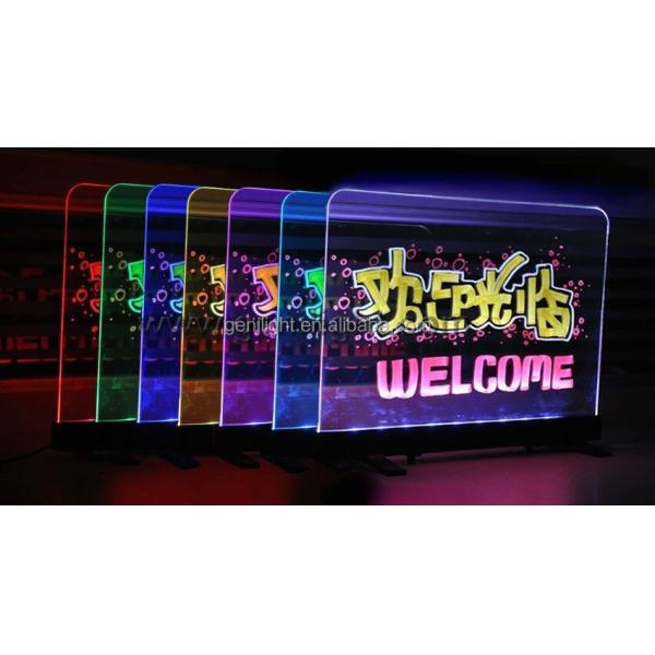 Quality Powerful Hanging Chalk Board with 46 Flash Modes and Tempered Glass CE for sale