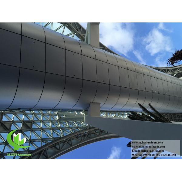 Quality Powder Coated Aluminum Solid Cladding Panel 1200x2400mm with Perforated Design for sale