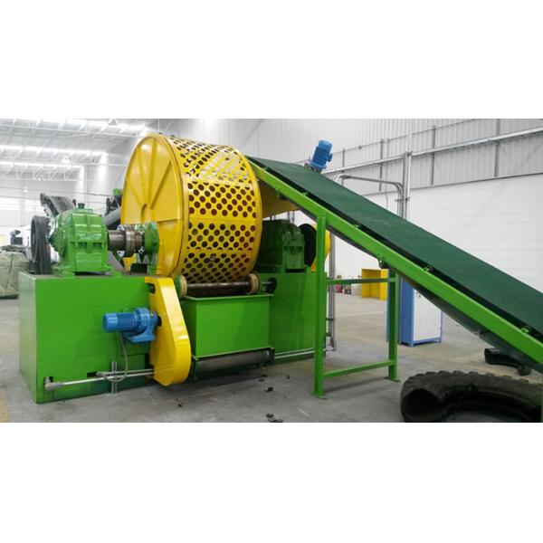 Quality Customized Auto Waste Tire Recycling Machine , Crumb Rubber Machine for sale