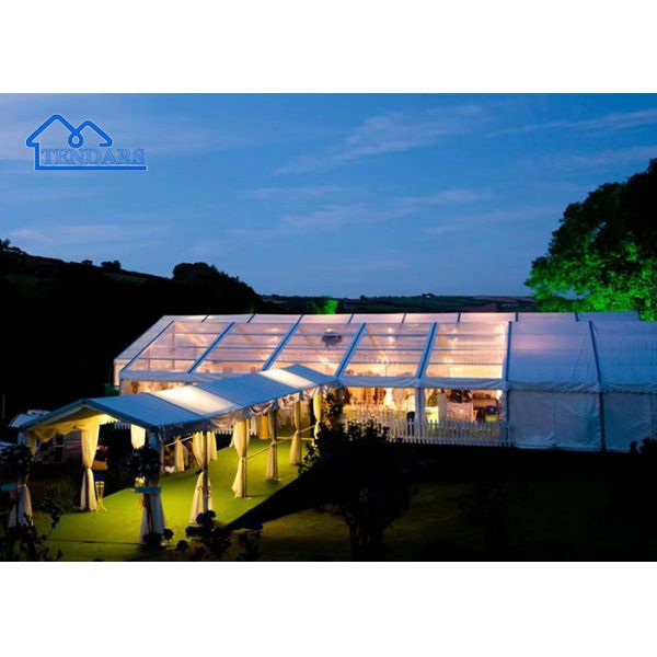 Quality Outdoor Lawn Sunshade Wedding Tent Marquee Huge Transparent Canopy Wedding Marquee Tent for sale