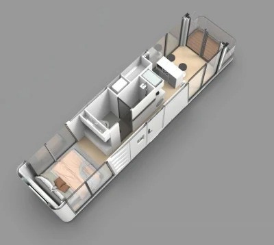 Quality Portable Camping Capsule Villas Maison Prefabriquee Casas Prefabricadas for sale