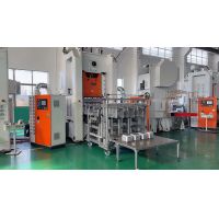 Quality 80ton Pressure Aluminum Foil Container Machine With PLC Control System for sale