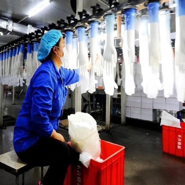 Quality 380V Nitrile Disposable Medical Gloves Production Line for sale