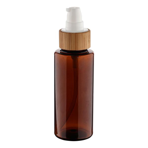 Quality Empty Amber Lotion Bottles 100ml Cosmetic Packaging Bottle Eco Friendly for sale