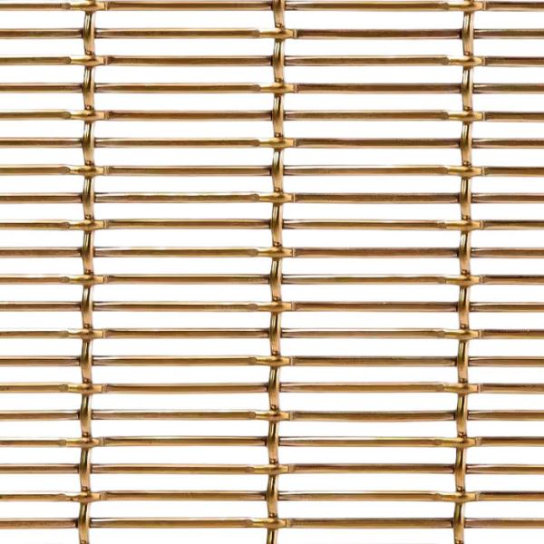 Quality Max 36m Length Durable Decorative Crimped Wire Mesh for Elegant Applications Opening Area 59% for sale