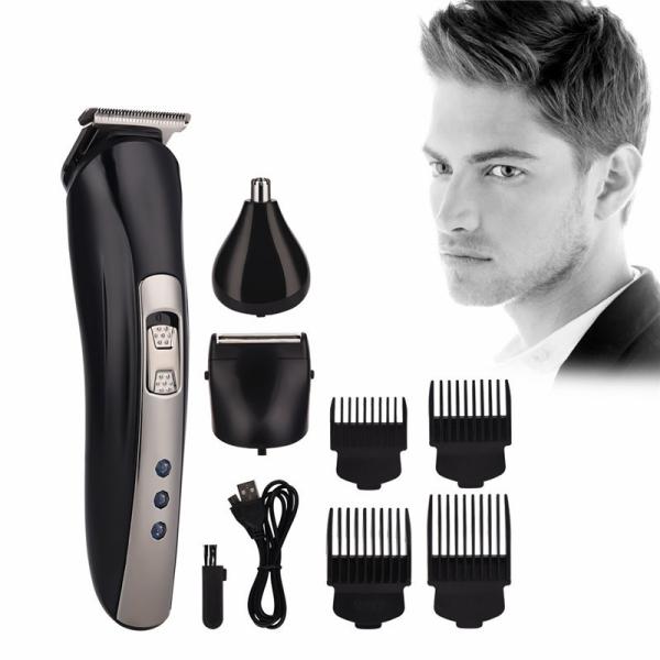 Quality Rechargeable Professional Hair Clippers ABS / Stainless Steel Material Portable for sale