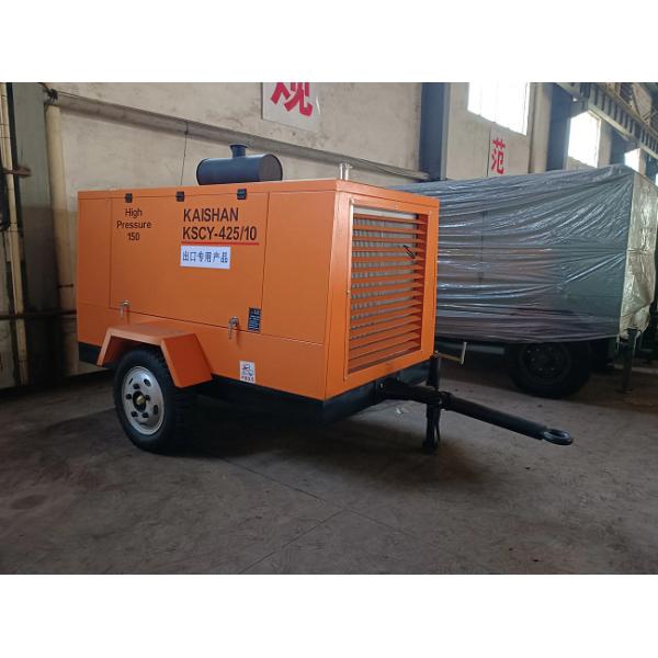 Quality 425CFM 10 Bar Portable Diesel Engine Air Compressor For Energy Mining for sale