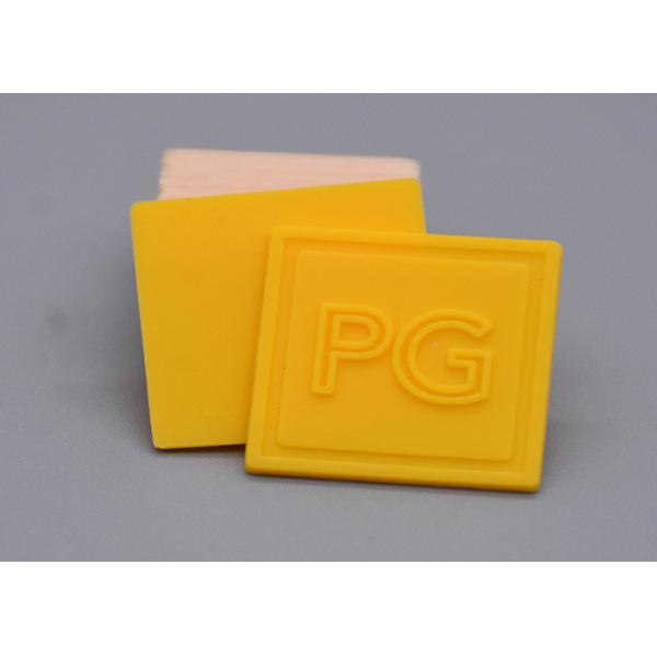 Quality High Resistance Silicone Stamp Screen Printed Patches With Raised Logo for sale