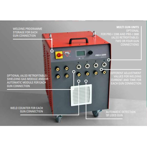 Quality PRO-I 2800 Inverter type Drawn Arc Stud Welding unit、Heat Welding Stud Welder for sale