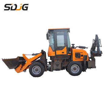 Quality Mini Tractor Front End Euro 5 Compact Backhoe Loader With Different Attachments for sale