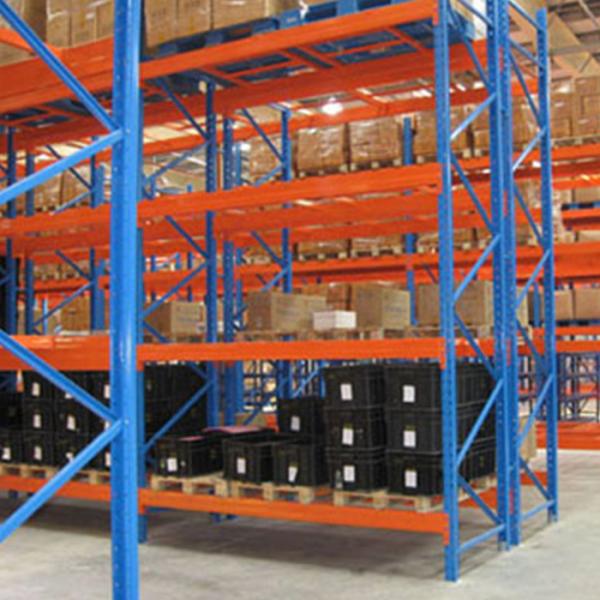 Quality Orange Selective Heavy Duty Storage Pallet Racking System Warehouse Rack for for sale