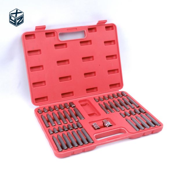 Quality Customized Logo Alloy Steel CRV Material 54pcs Plastic Box Bits Set for High for sale