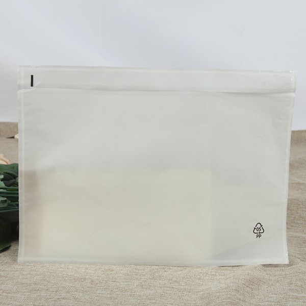 Quality Eco Friendly Foldable Packing List Envelopes Reusable Paper Packaging Pouch for sale