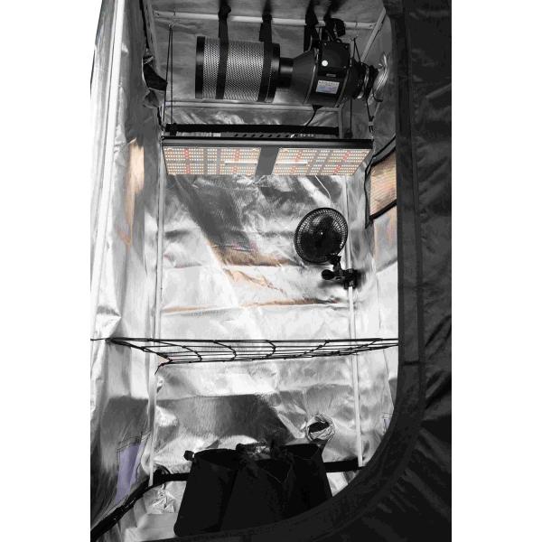 Quality 3 Plants Smart Grow Tent Set 1680D Mylar 80x80x180cm Grow Box with240W Samsung LM301H LED Lamp and WiFi APP Fan for sale