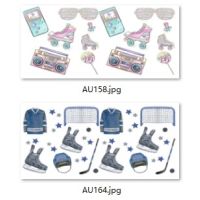 Quality Long Lasting 16oz Glass Can UV DTF Cup Wraps Transfers UV Varnish for sale