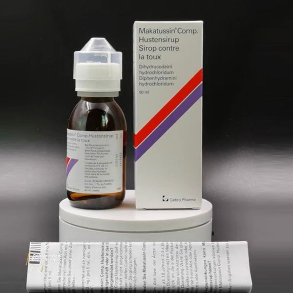 Quality 90ml Pharma Glass Makatussin Bottle for sale