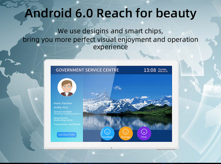10-inch Android tablet interface connections