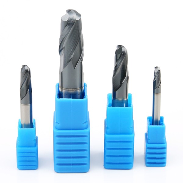 Quality Tungsten Steel Ball Nose Milling Cutter 45 Degree 2 Flute Ballnose Endmill for sale