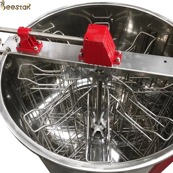 Quality 8 frame bee honey radial extraction machine beekeeping Manual Stainless Steel Honey Extractor for sale
