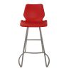 china Pu Leather Stainless Brushed Bar Stool BC-348 For Kitchen