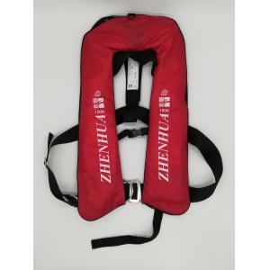 Quality SOLAS Inflatable Life Jacket ZHENHUA CCS 150N Double Chambers Lifejacket for sale