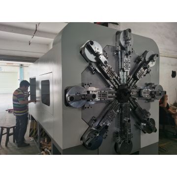 Quality 12 Axes Camless CNC Spring Coiling Wire Bender Line Rotation Machine For 2 - 6mm for sale