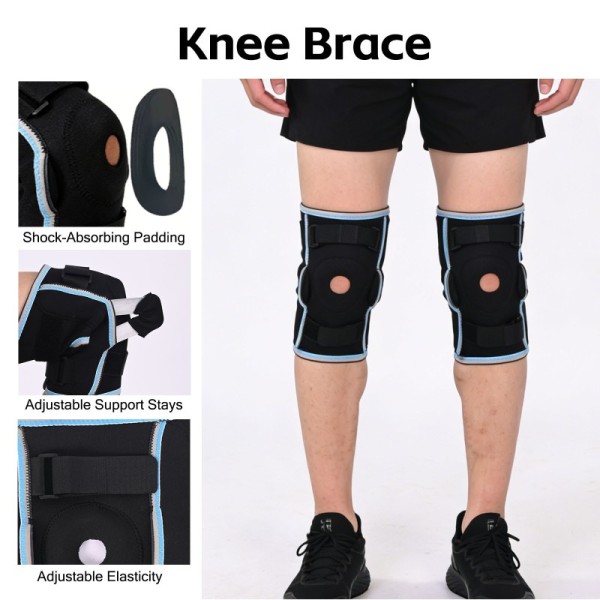 Quality Adjustable Open Patella Knee Brace for sale