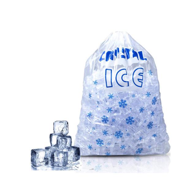 Quality Disposable 10lb 25lb Ice Lolly Plastic Bags , Reusable Ice Pop Pouch for sale