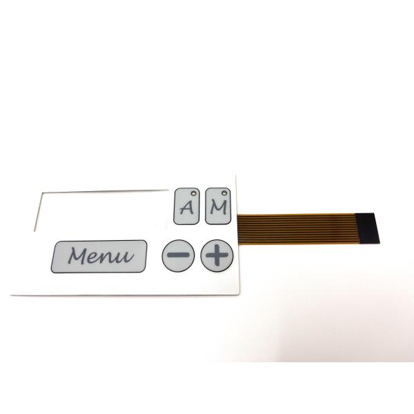 Quality Small LED Light Membrane Control Panel With Scratch Coating Polycarbonate for sale